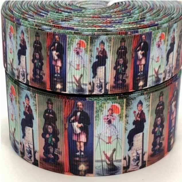 Amazon.com: 1.5 inch Grosgrain Ribbon Haunted Mansion Stretching ...