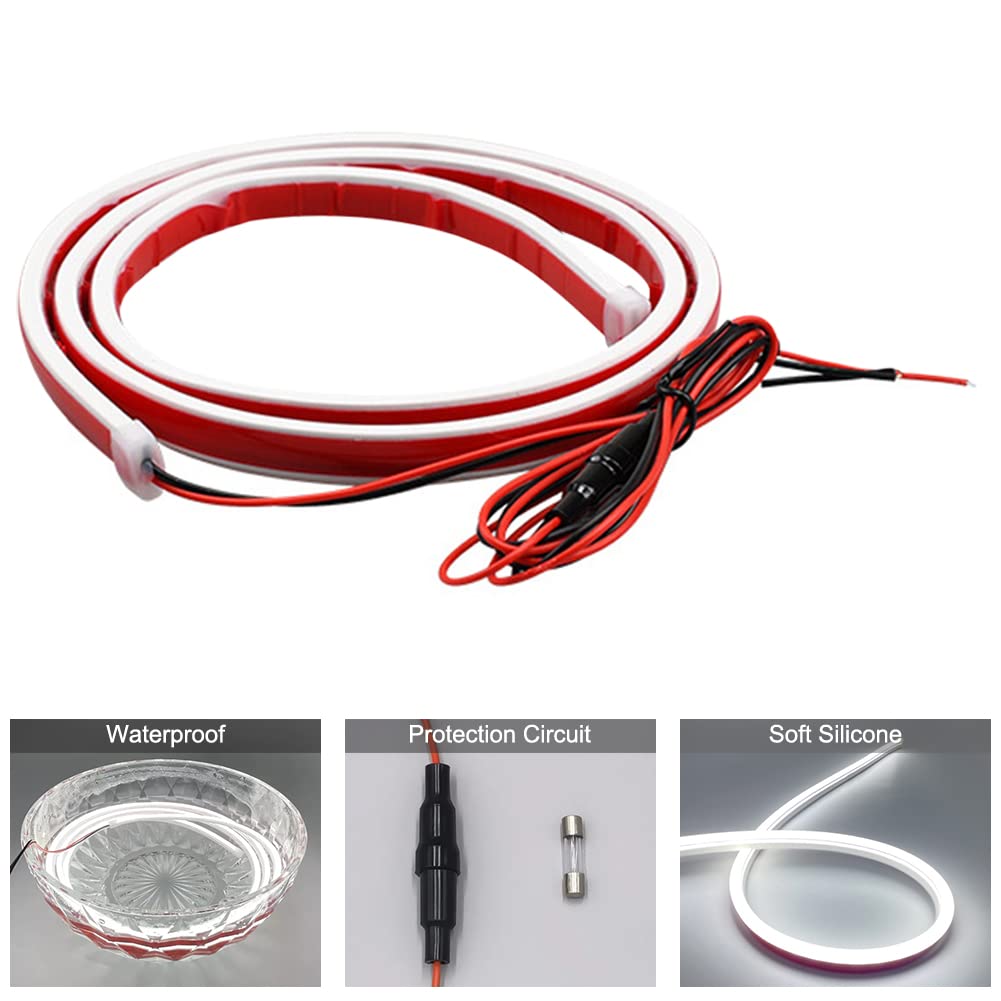 Snapklik.com : Hood Light LED Strip 70 Inches, Flexible Exterior Strip ...