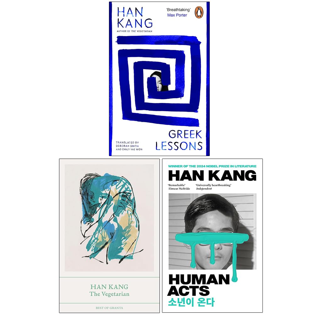 Han Kang Collection 3 Books Set (Greek Lessons, The Vegetarian & Human Acts) : Han Kang: Amazon ...
