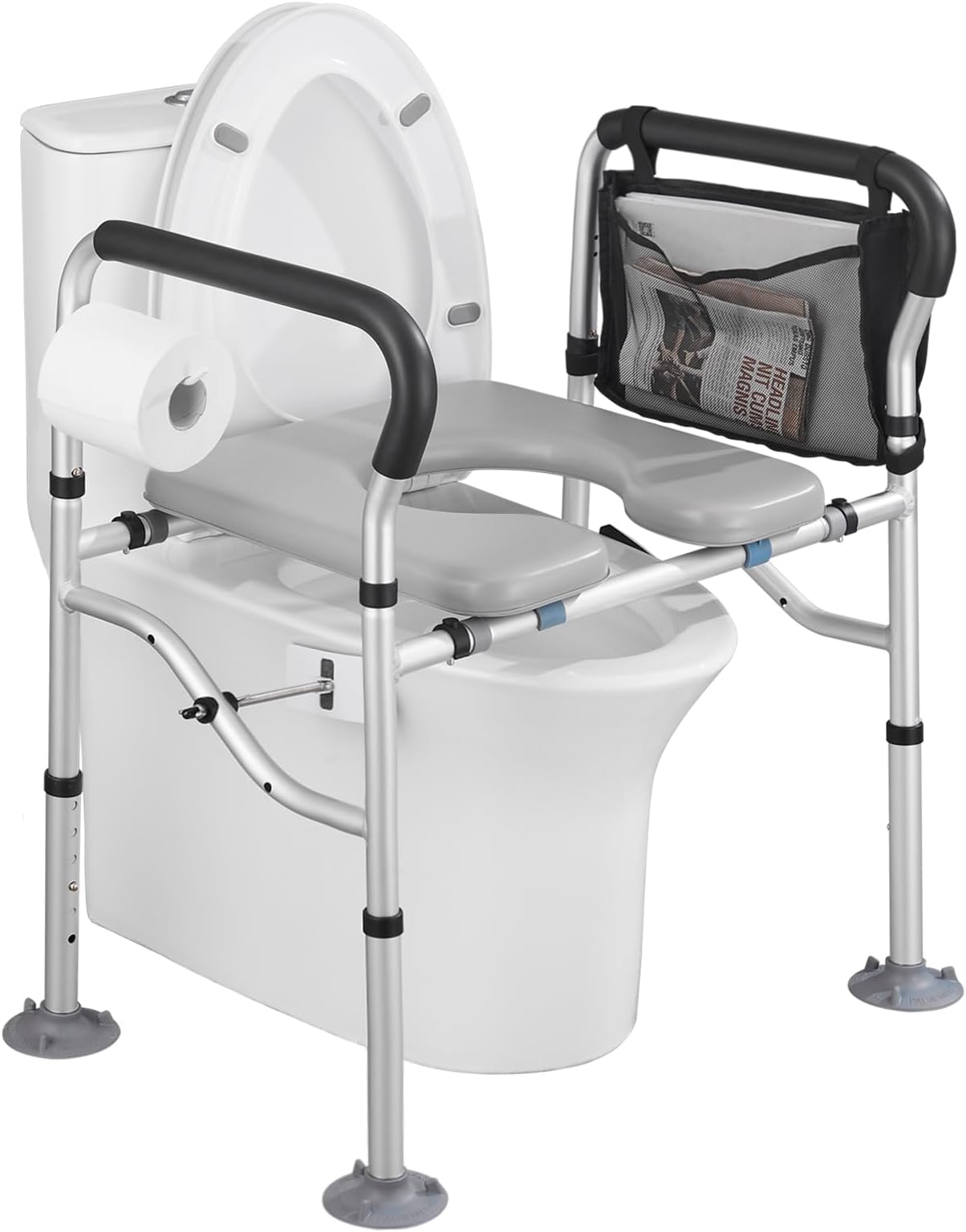 Amazon.com: Sliq Toilet Seat Risers for Seniors, FSA HSA Raised ...