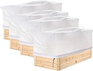 Amazon.com : nutroeno 4Pcs Rectangular Planter Frost Cover - Plant ...