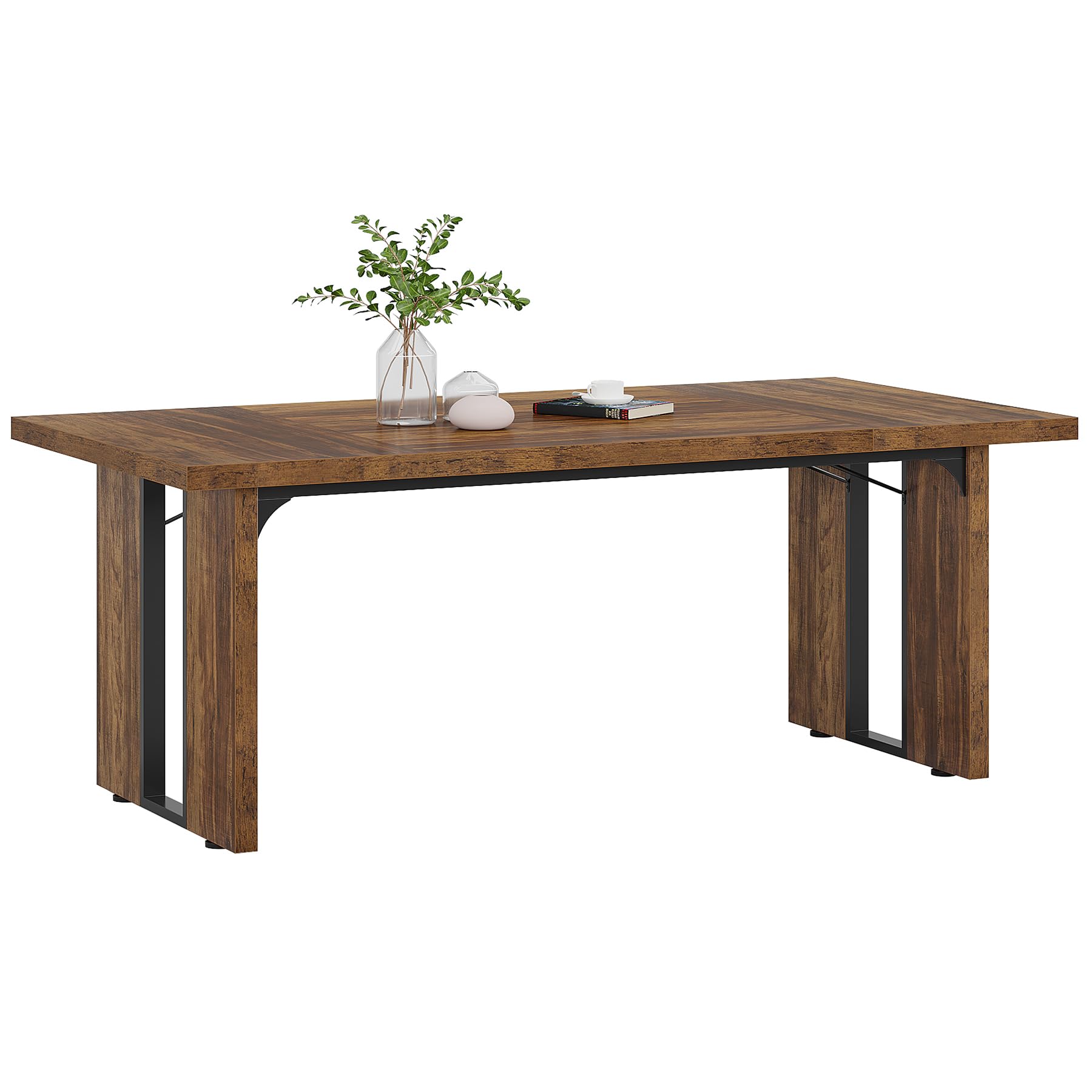 Amazon.com - LITTLE TREE 70.9 Inch Large Rectangular Kitchen Furniture ...