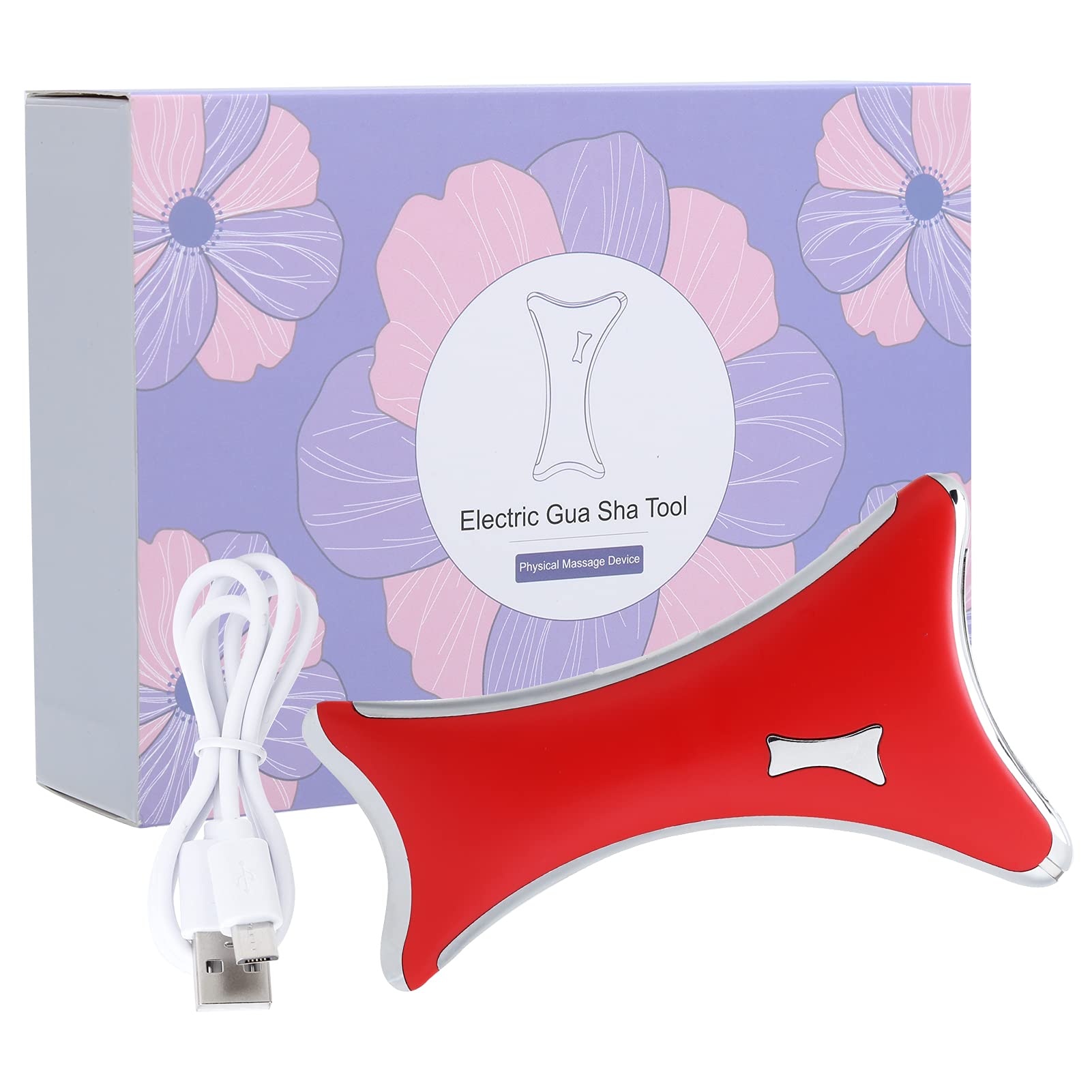 Gua Sha Facial Tools Heating Facial Spatula Face Scraping Massager ...