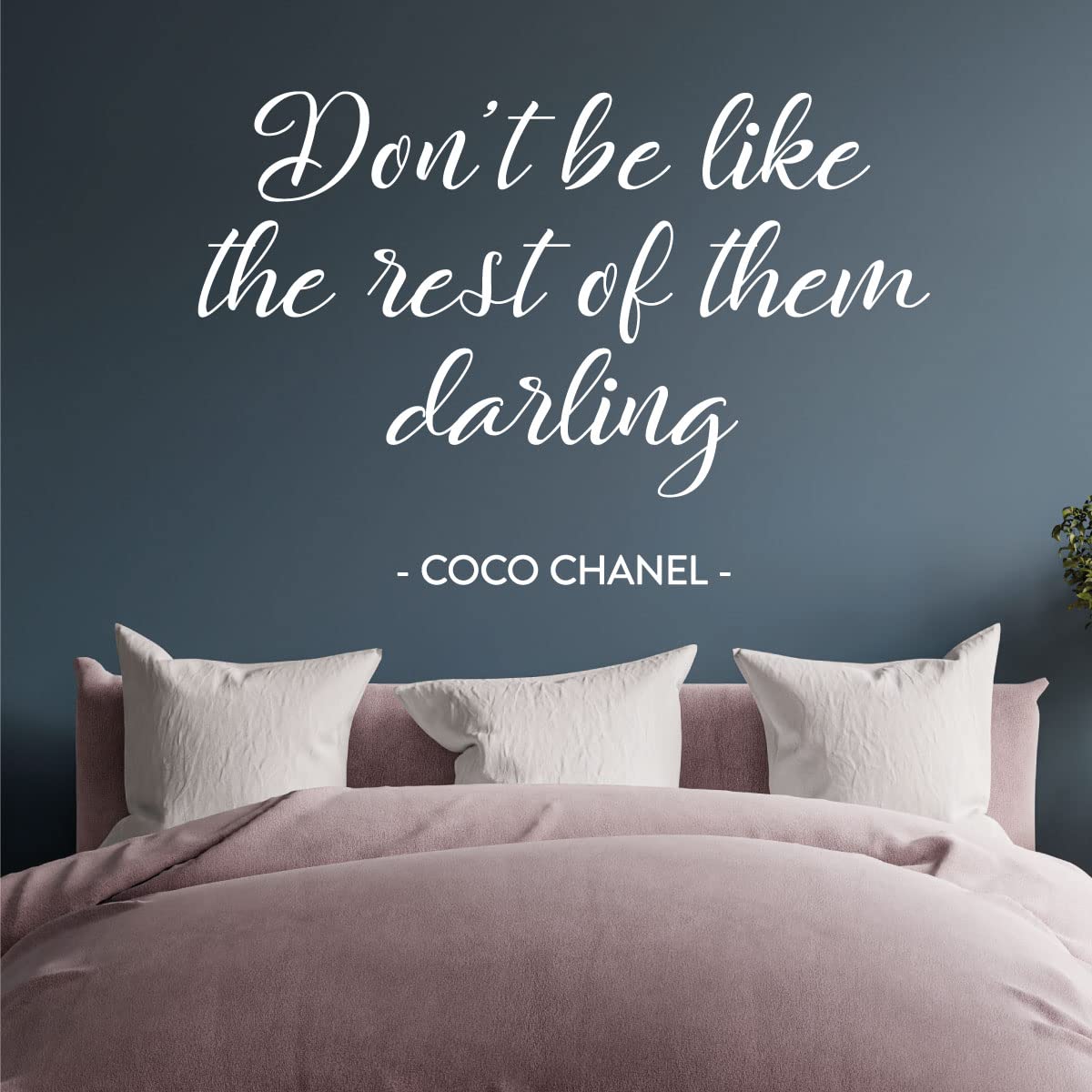 Coco Chanel Wall Decal Quote Wall Sticker Fashion L'élégance, C'est