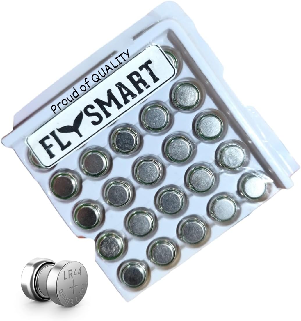 AmazonBasics LR44 Alkaline Button Coin Cell Batteries, Pack of 6 ...