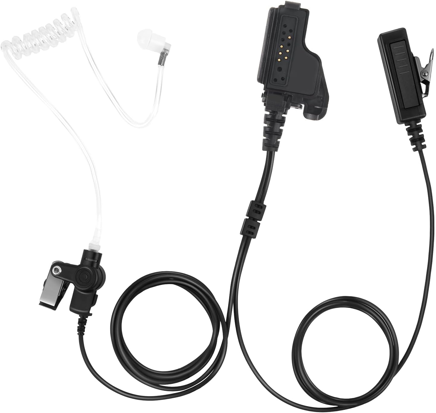 Amazon.com: Ptt Earpiece and Mic Two Way Radio Headset 2-Way Radi ...