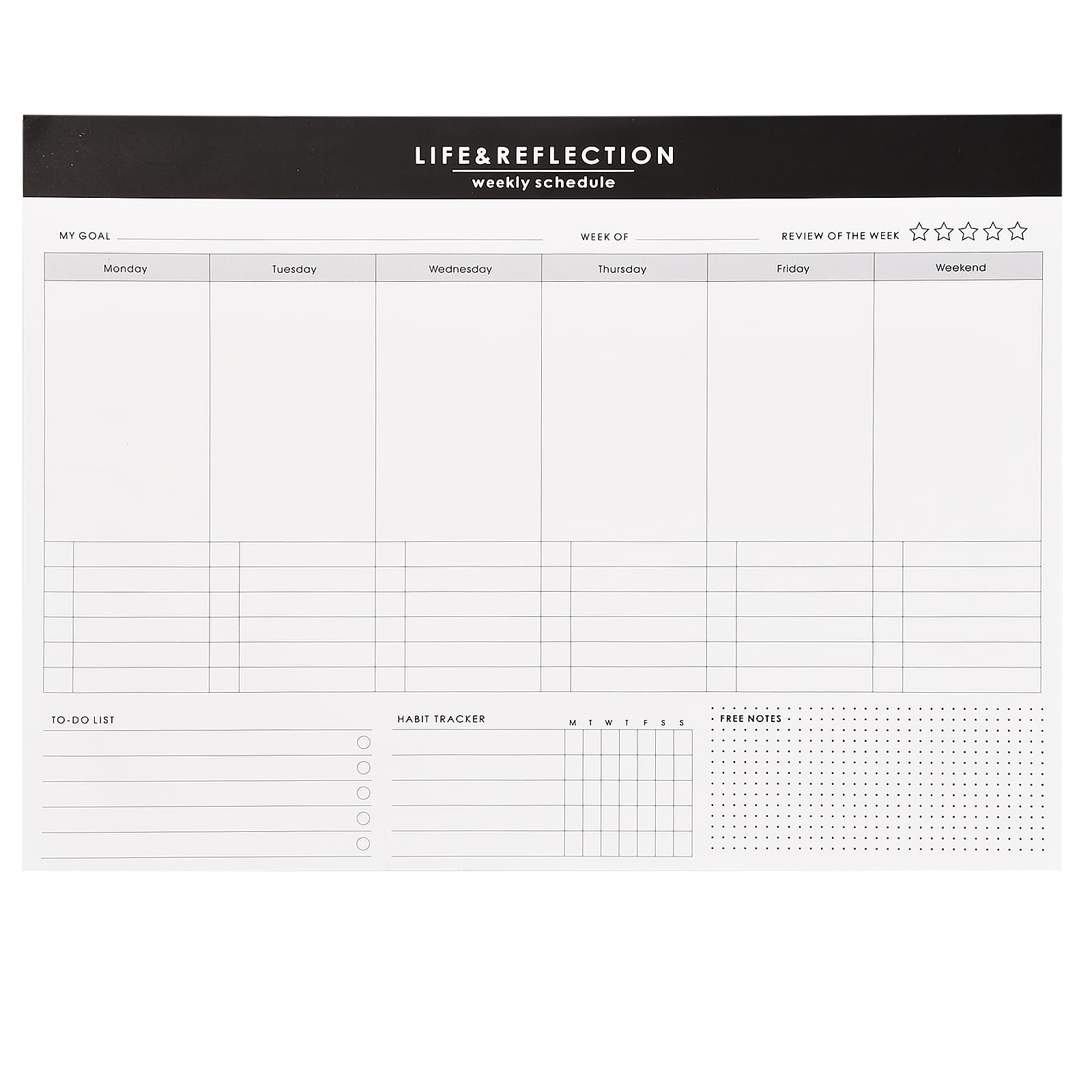40 Sheets Daily Schedule To Do List, Task Notes Scheduler, Weekly ...