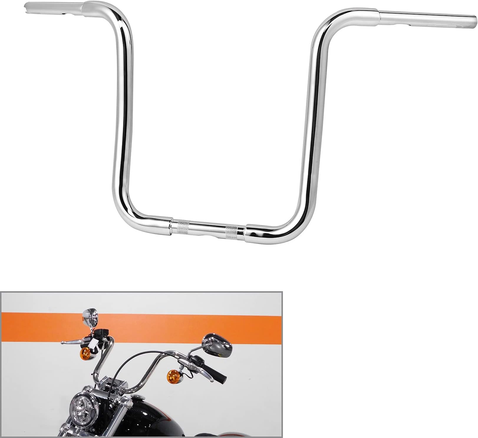 Amazon.com: TCMT 16" Rise APE Hangers Bar 1-1/4" Fat Handlebars Fit For ...