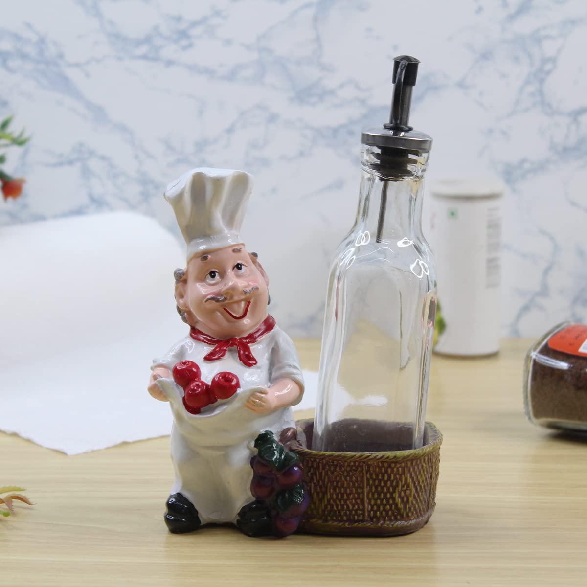 Buy Wonderland Chef with Tomato Oil dipenser (Kitchen Decor, Chef ...