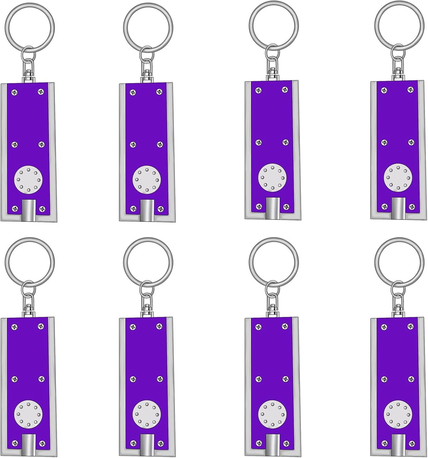 Daemson UV Keychain Flashlight, Compact Tiny Led Keychain Flashlight ...