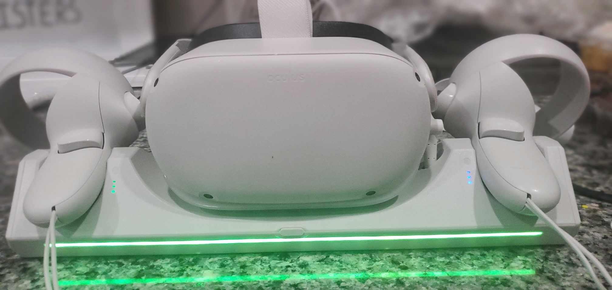 Amazon.com: Bioherm Charging Dock for Oculus Quest 2, Magnetic Charging ...