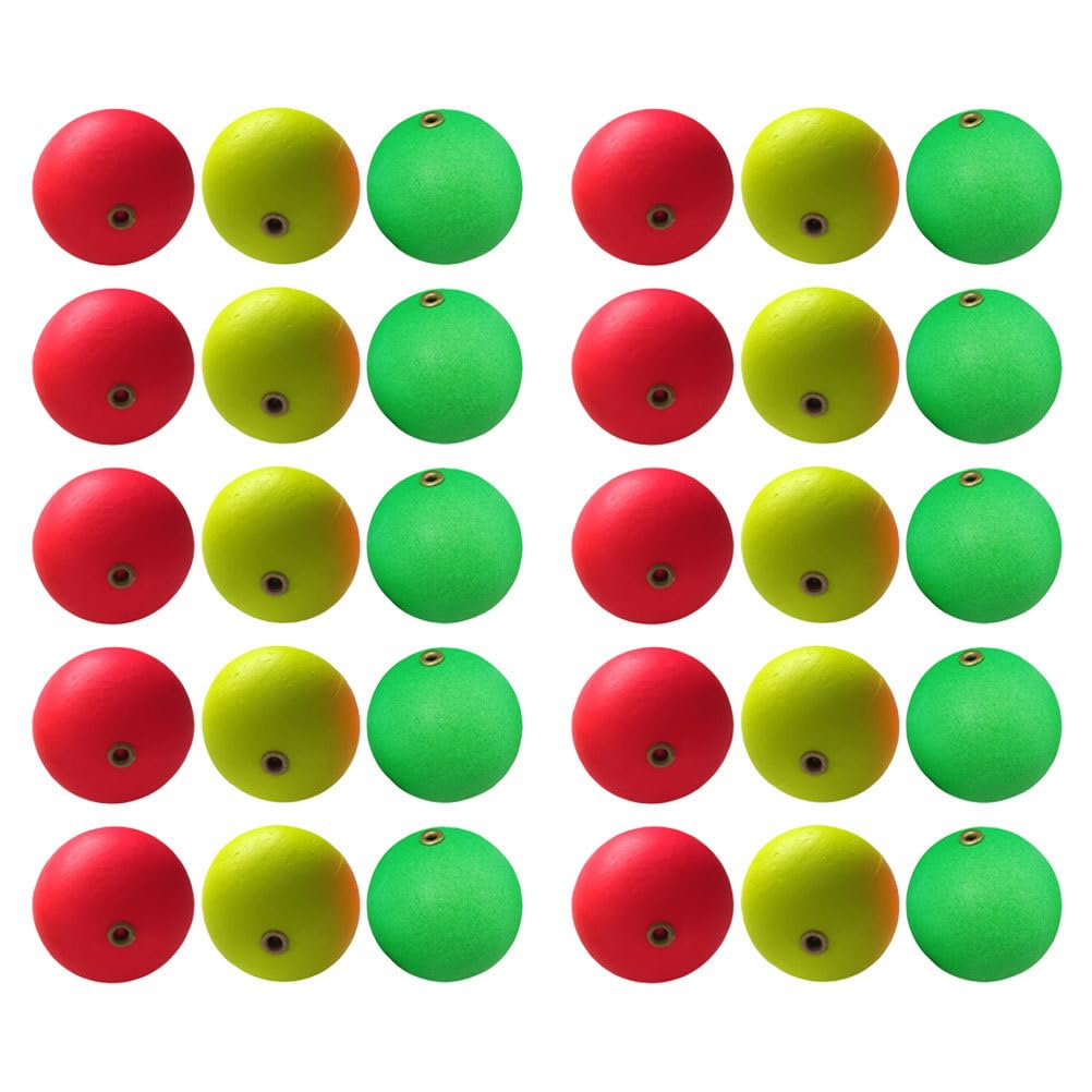 Amazon.com: NOLITOY 30pcs Fishing Bobbers Fishing Floats Foam Floating ...