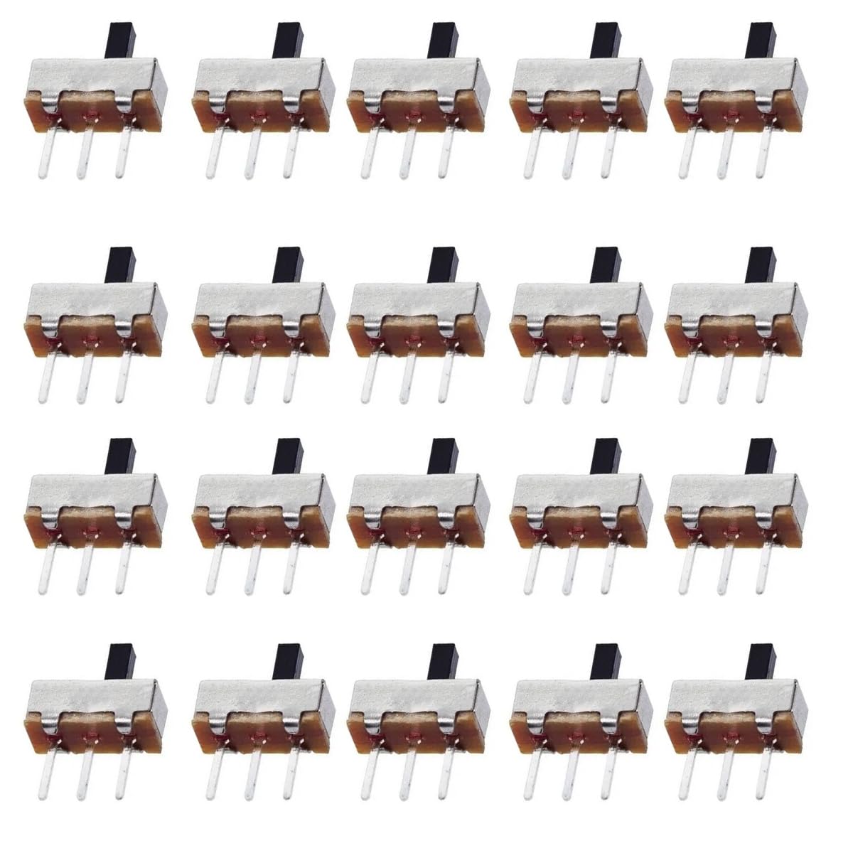 Toggle Switch Vertical Slide Switch SS-12D00 (1P2T) 20PCS: Amazon.com: Industrial & Scientific