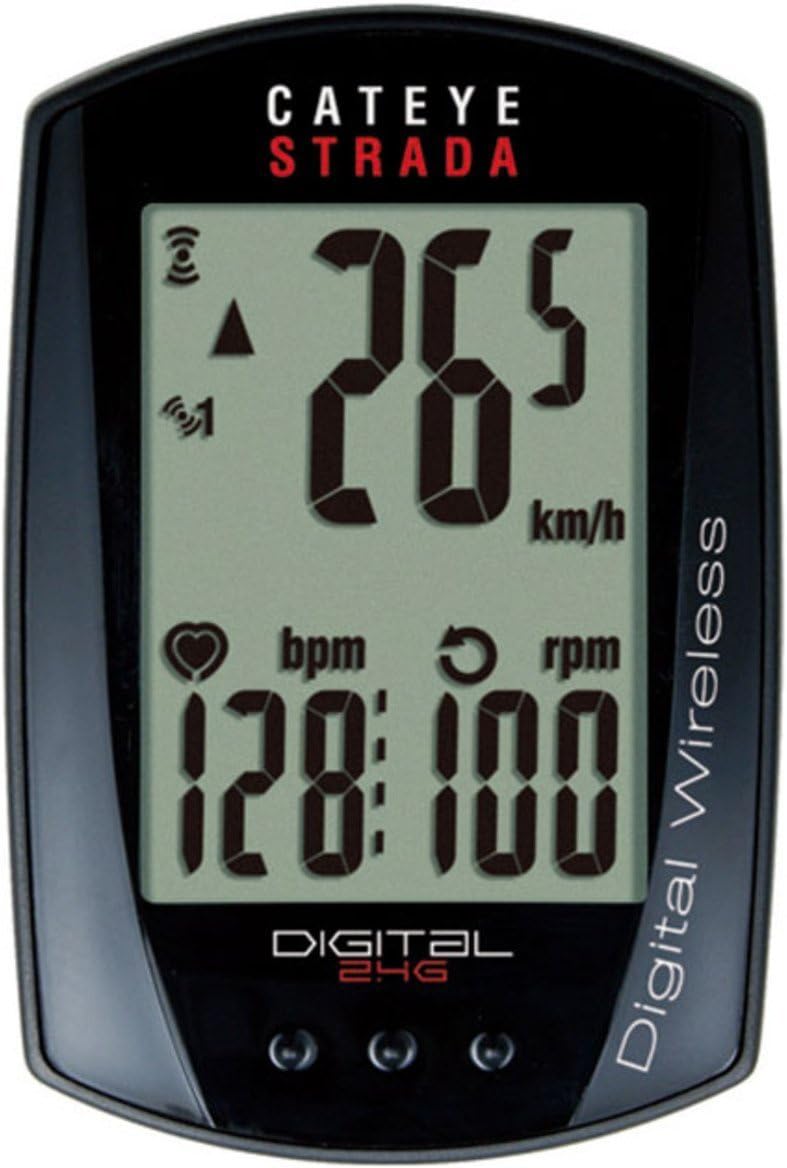 Amazon.com : CATEYE 1603640 Strada Digital Wireless Bike Computer, One ...
