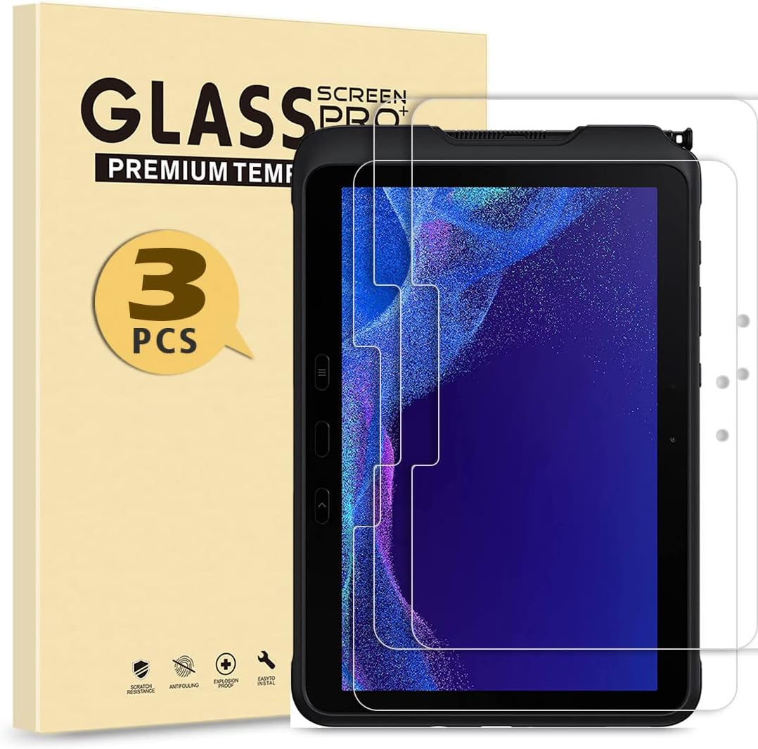 Screen Protector Tempered Glass for Samsung Galaxy Tab Active4 Pro 10.1 ...