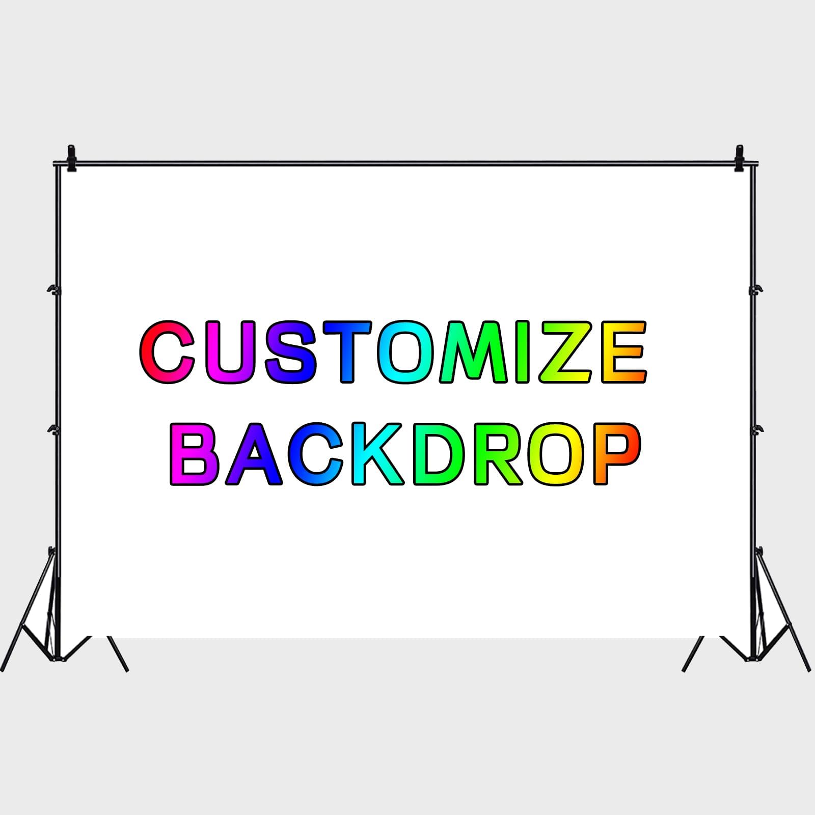Amazon.com : 8x6ft Custom Backdrop Personalized Backdrops Personalized ...