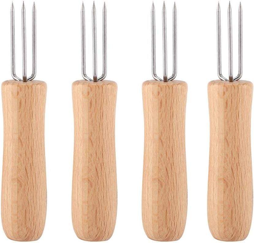 Amazon.com: Corn Holders Set of 10 Stainless Steel Corn on The Cob ...