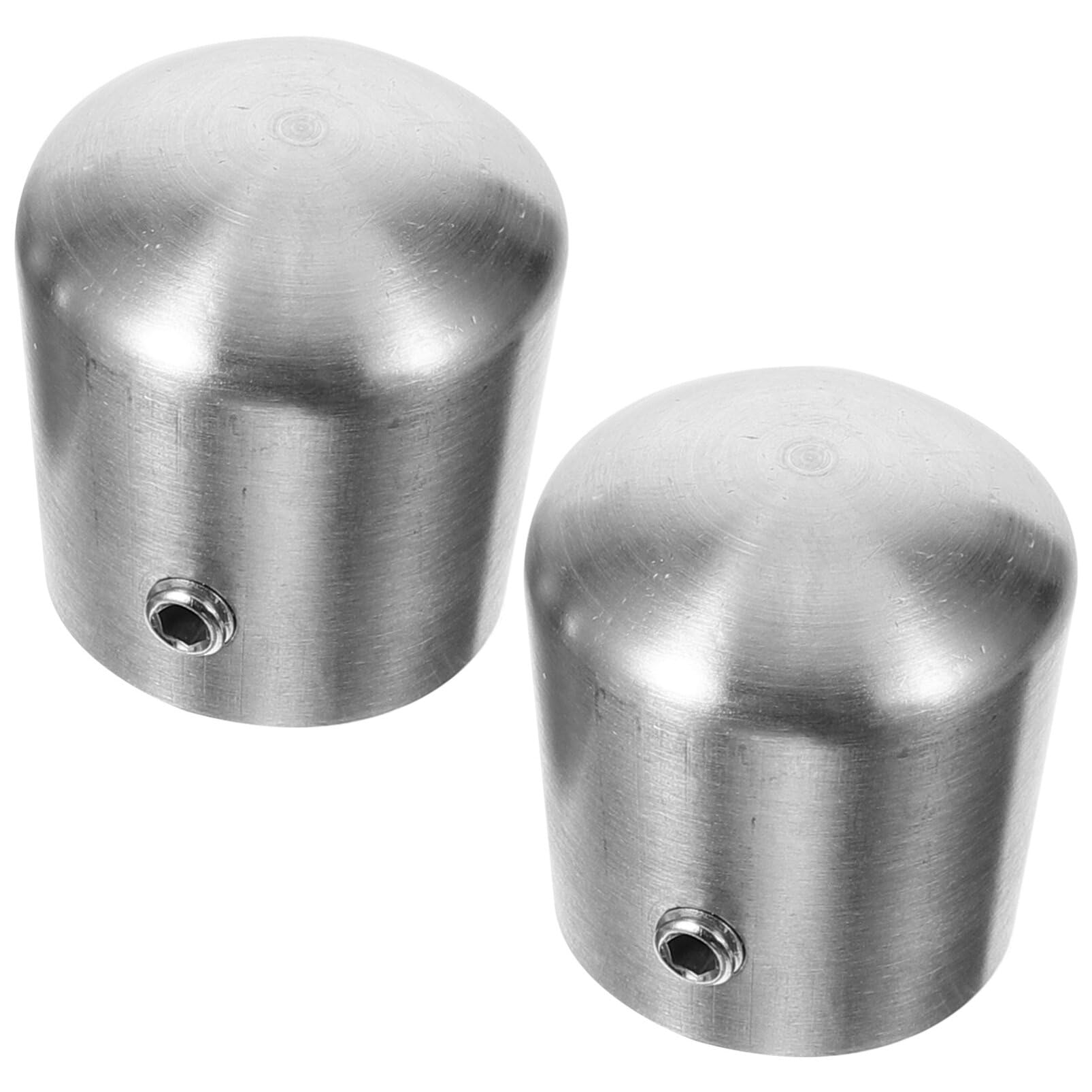 Angoily 2pcs Handrail End Caps 22MM Staircase Steps Hand Rail End Cover ...