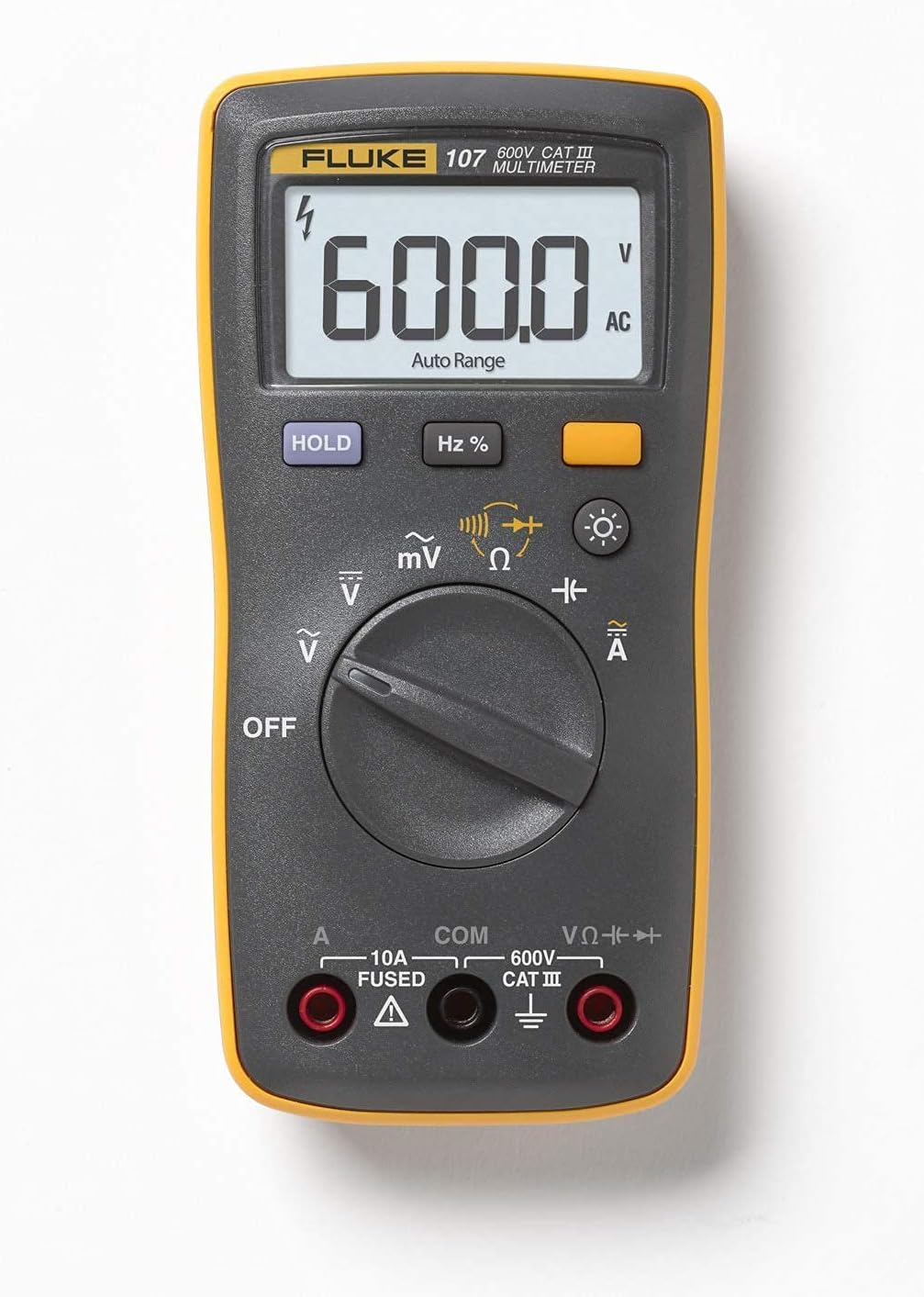 Fluke 17B MAX Digital Multimeter with Audible/Visual Alarm 6000 Counts ...