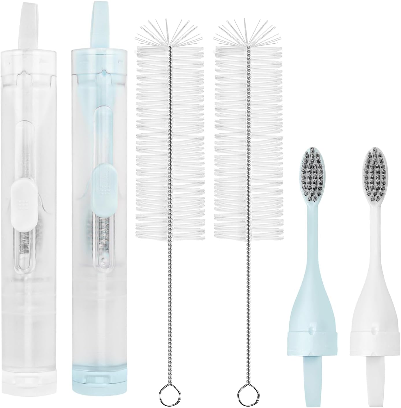 Amazon.com: Linkidea 2 in 1 Portable Toothbrush Built-in Tube ...