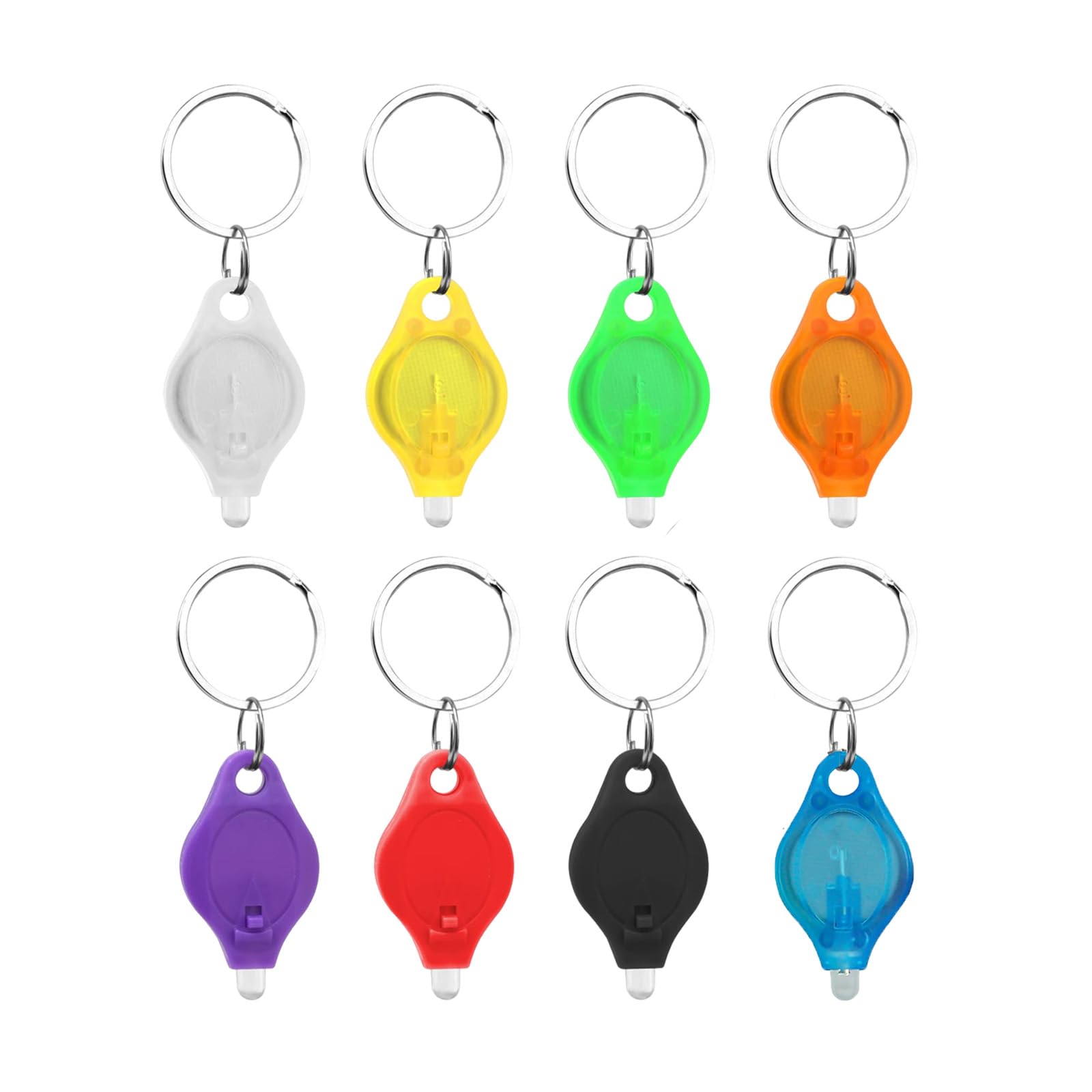 JBLJDWD 8 Pcs Mini Torch Keyring, Small Torch, Portable Keyring Torch ...