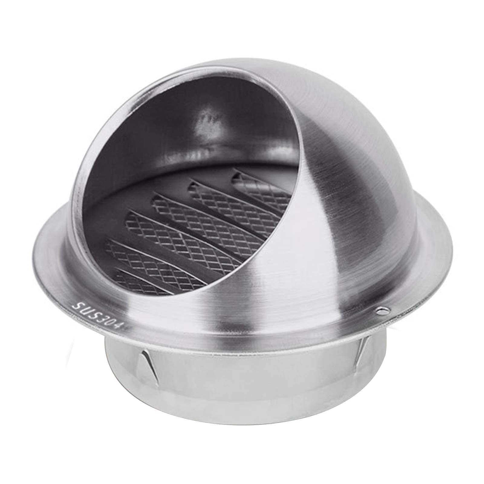 Bull Nose Chimney Cowl Cap Stainless Steel Wall Air Vent | Desertcart ...