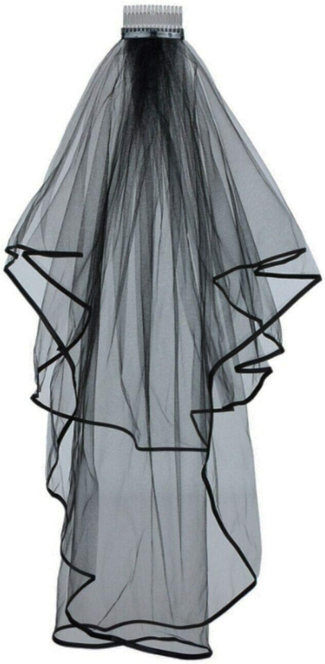 Black Widow Hen Night Bride Veil steam punk Halloween Gothic fancy ...