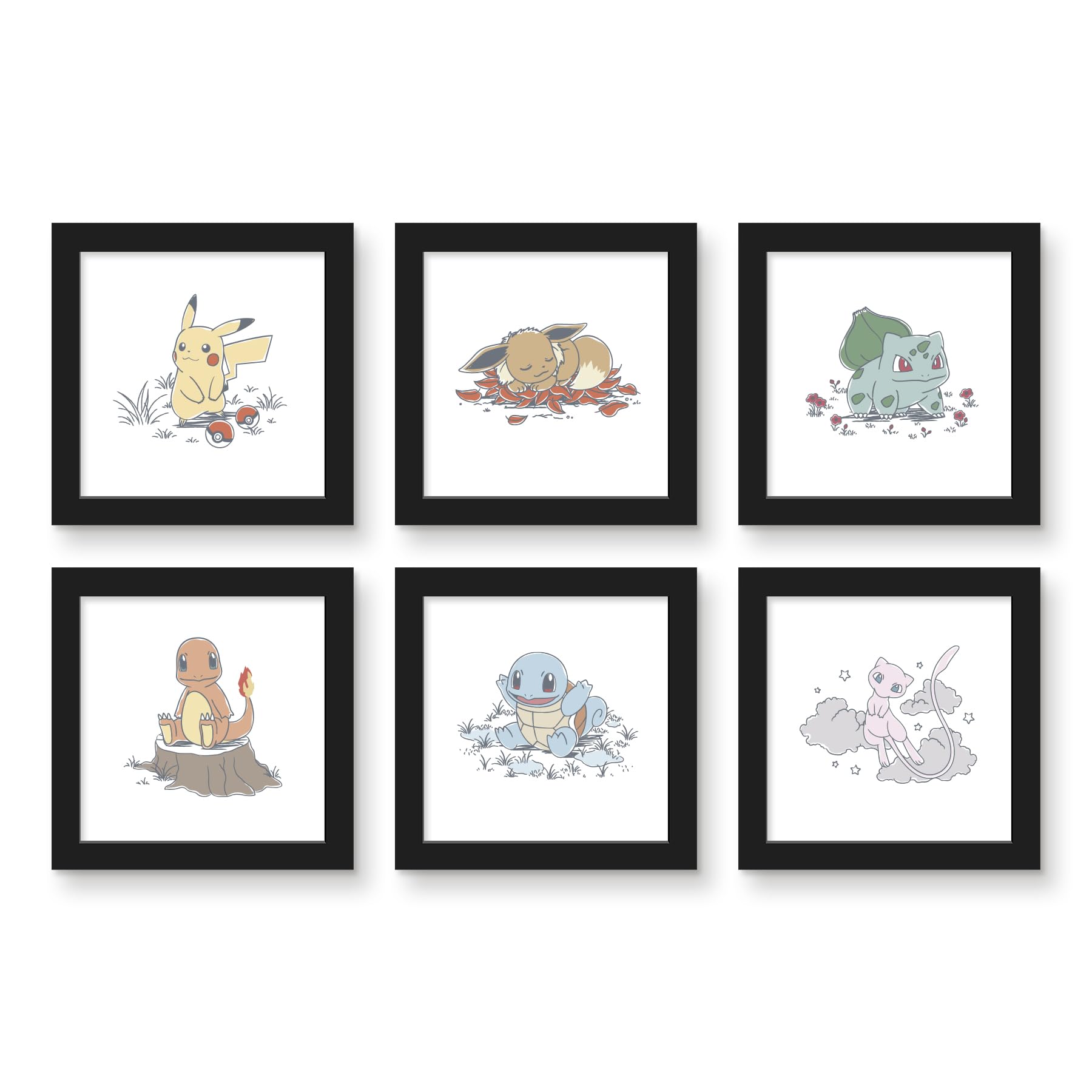 Amazon.com: Trends International Gallery Pops Pokémon - Daily Sketch ...