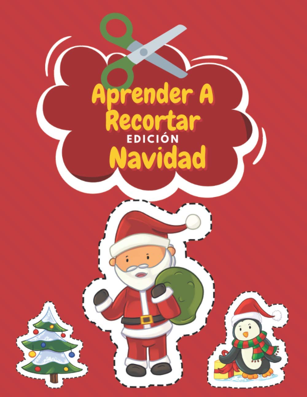 Aprender A Recortar Edicion Navidad Cuaderno De Actividades Preescolar ...