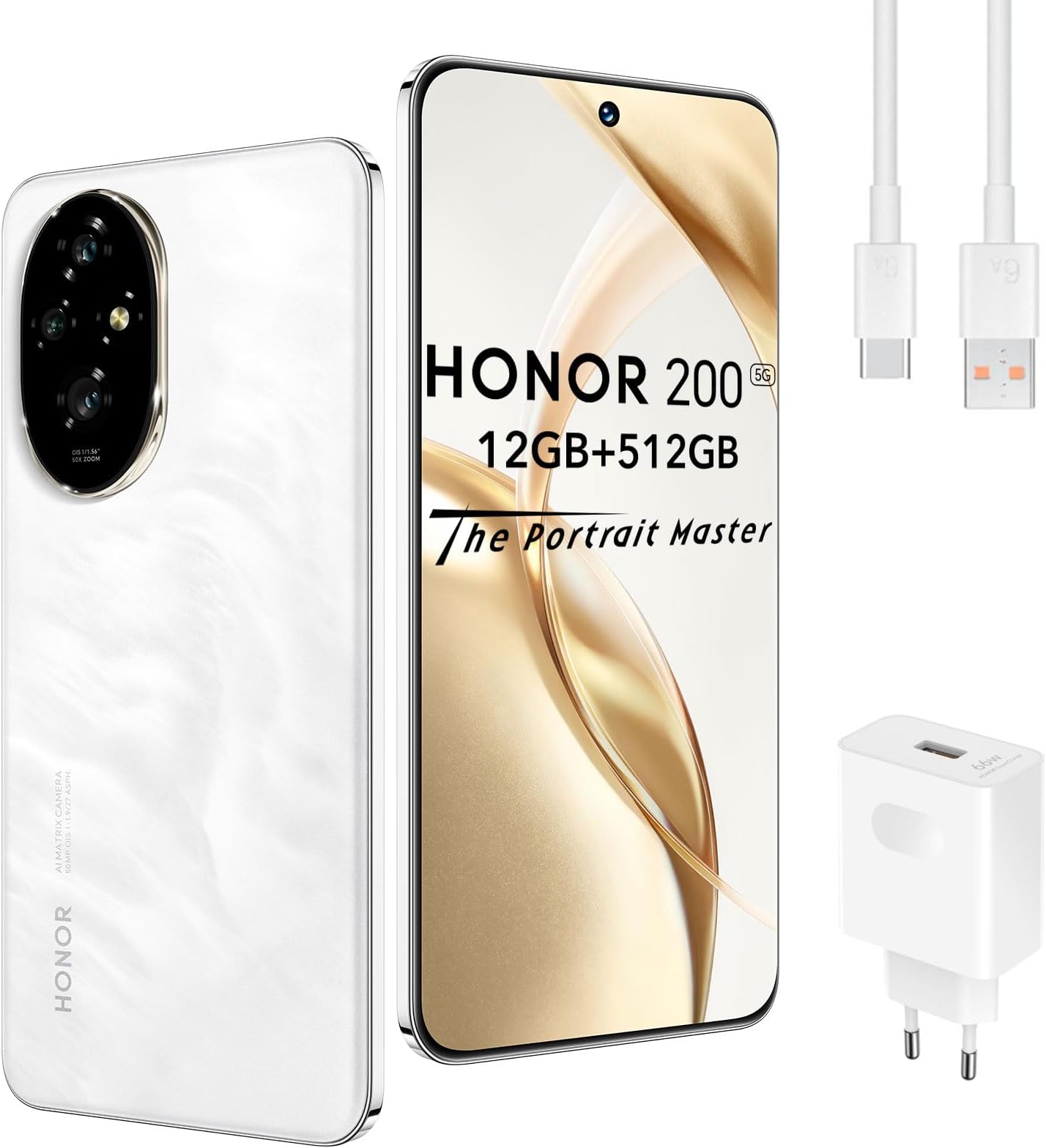 HONOR 200 Smartphone 5G 12GB 512GB, 120Hz 6.7" AMOLED, Cámara Triple de ...