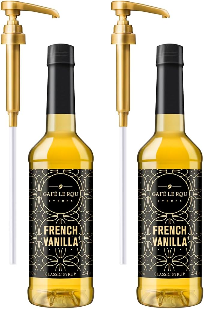 Amazon.com : Syruvia Coffee Syrup Variety Pack Vanilla, Caramel ...