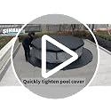 Amazon.com : SIHAIAN 16 Ft Round Pool Cover, with Automatic Drain Pool ...