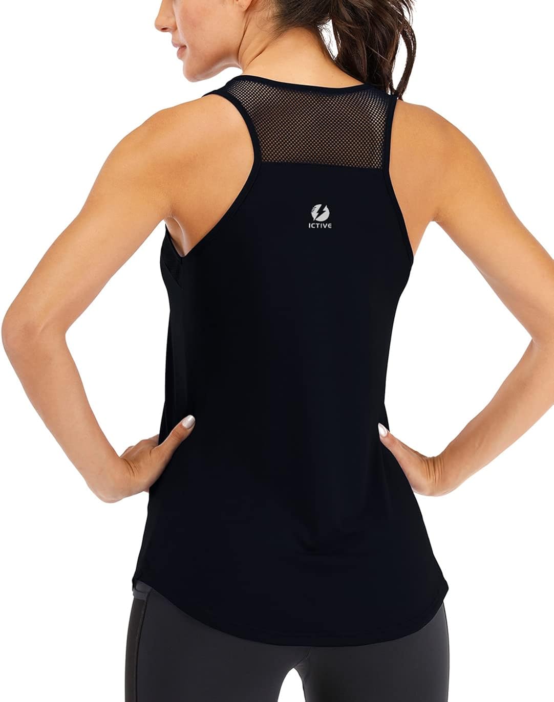 Amazon.com: ICTIVE Workout Tank Tops for Women Breathable Mesh ...