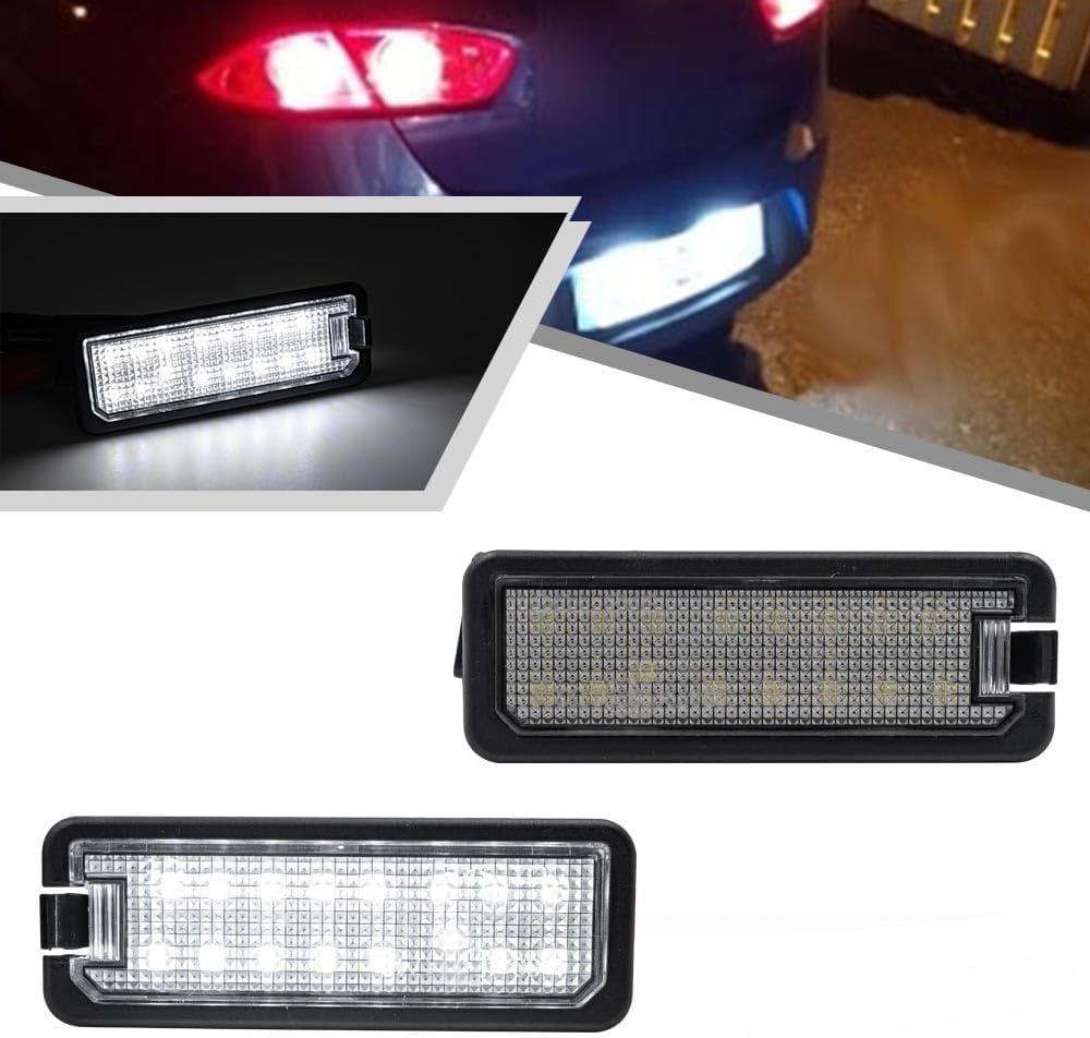 Amazon.com: Gempro License Plate Light, LED License Plate Lamp Assembly ...