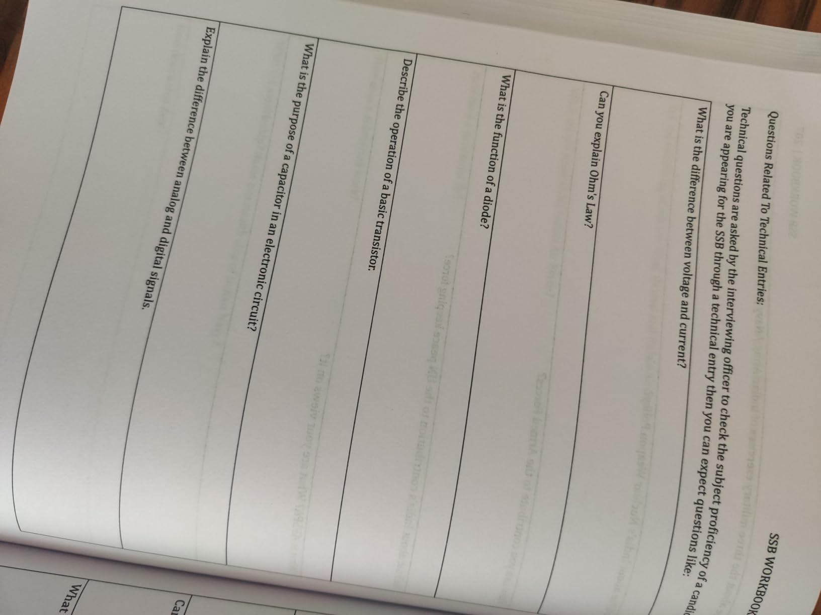 Buy SSB Interview Workbook : Complete practice of Screening Tests ...