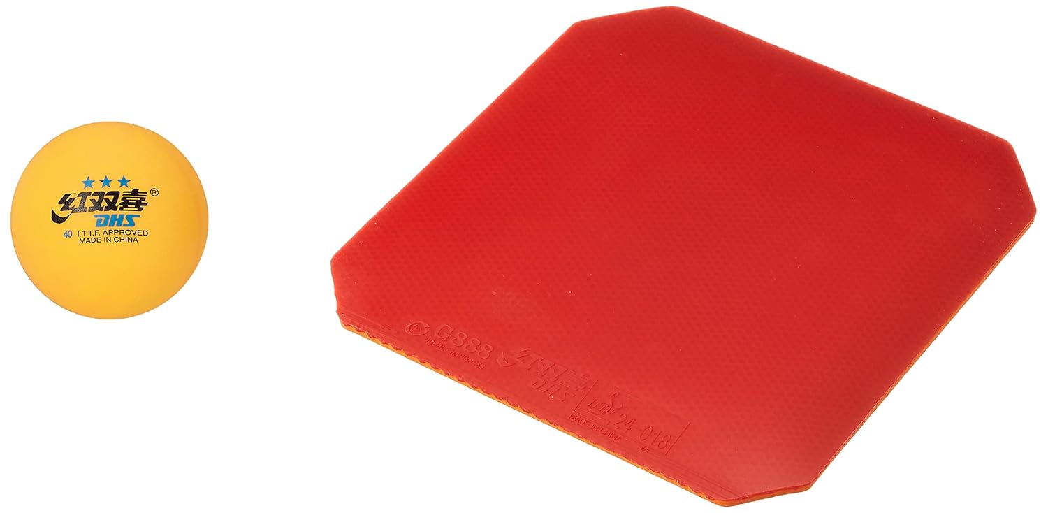 Buy TT Rubber G888 DHS with TT Ball DHS 40MM 3 Star Orange (24 Pcs Box) Online at Low Prices in ...