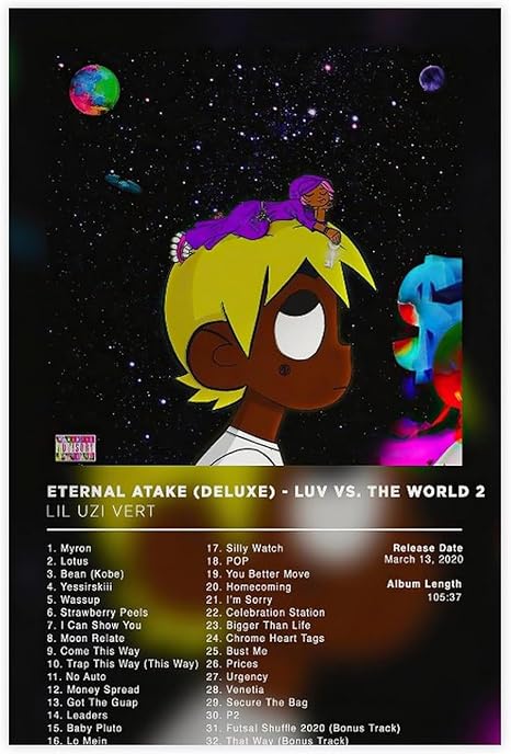 Amazon.com: Eternal Atake Deluxe-Luv Vs.the World 2 Lil Music Uzi Album ...