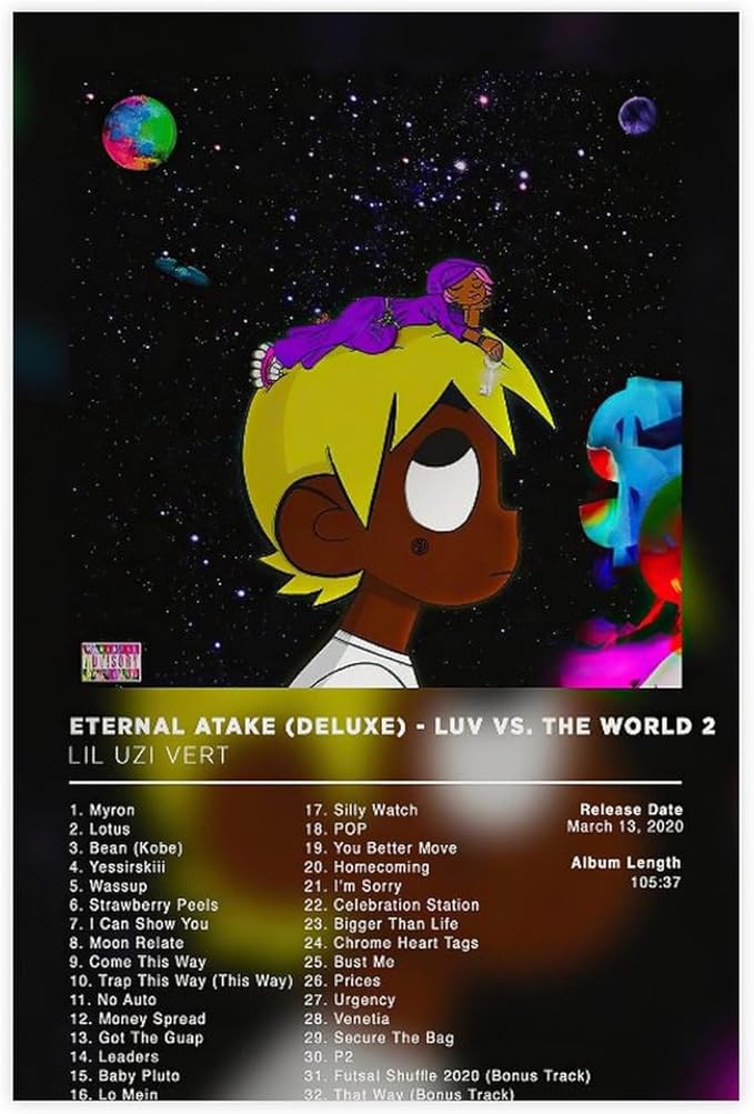 Amazon.com: Eternal Atake Deluxe-Luv Vs.the World 2 Lil Music Uzi Album ...