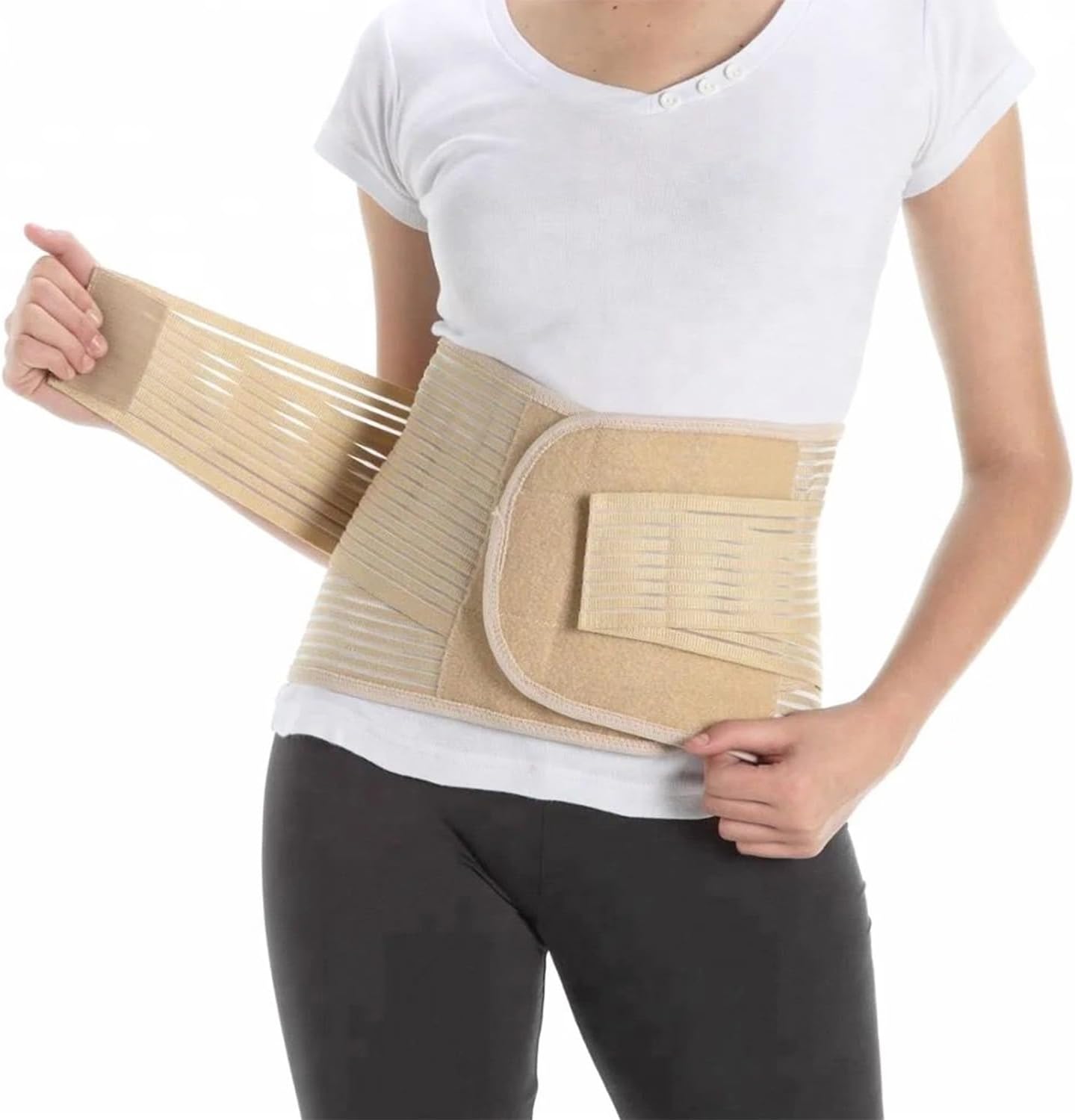 Breathable Back Brace for Lower Back Pain Women and Men - Back Support ...