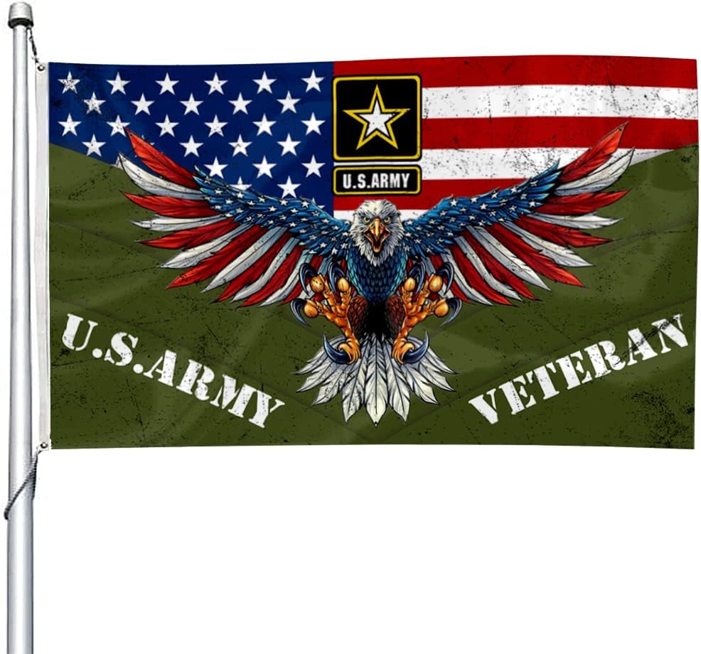 Amazon.com : Annin Flagmakers U.S. Army Retired Military Flag USA-Made ...