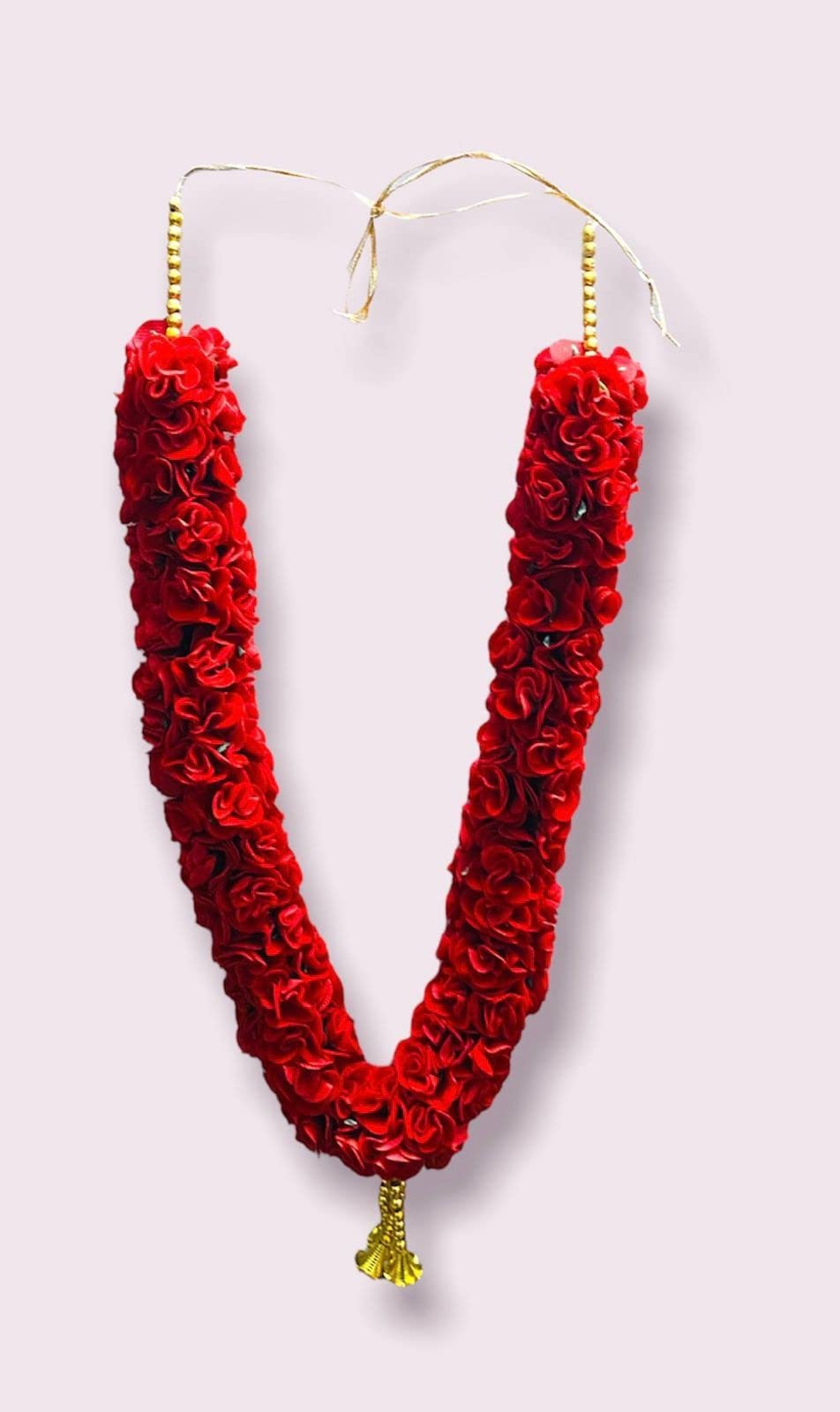 Buy CROWNNIMREET Handmade Artificial Flower Garland Mala For Photo ...