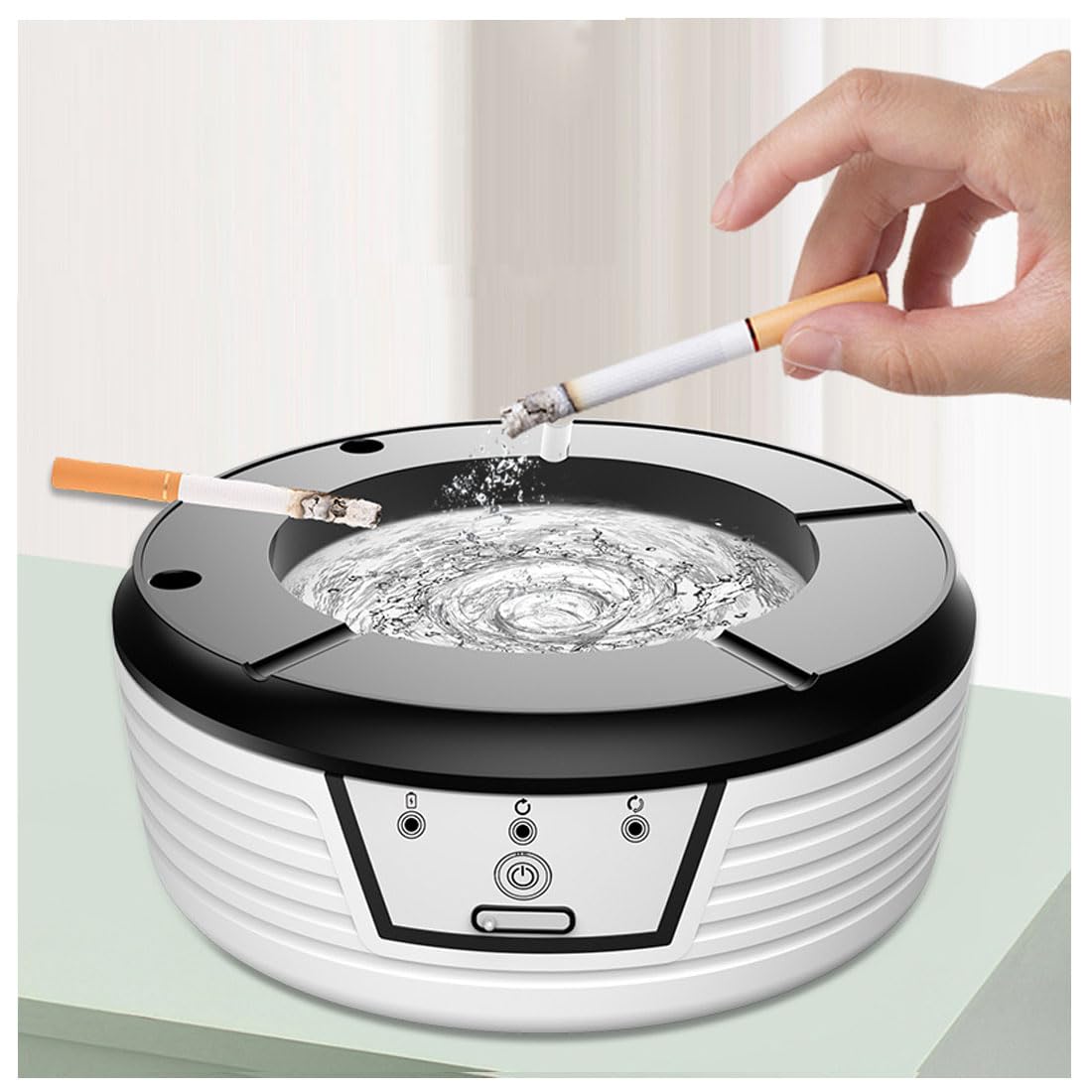 Amazon.com: AJINIEHJ Multifunctional Circulating Flushing Ashtray ...