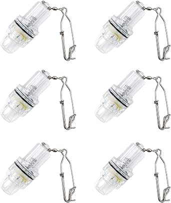 Amazon.com: Fishing Lure Light Deep Drop Flashing Strobe LED Lamp ...