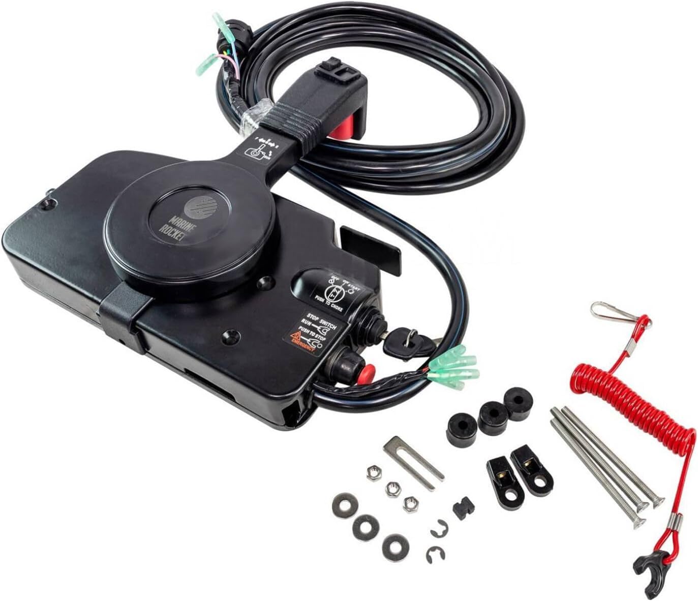 Amazon.com: Dalioparts Outboard Side Remote Control Box 3ACQ843301 ...