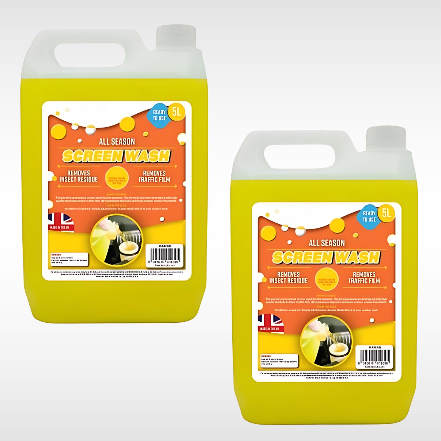 Dunnet Tools Summer Screenwash Windscreen Washer Fluid Bug Remover Car ...