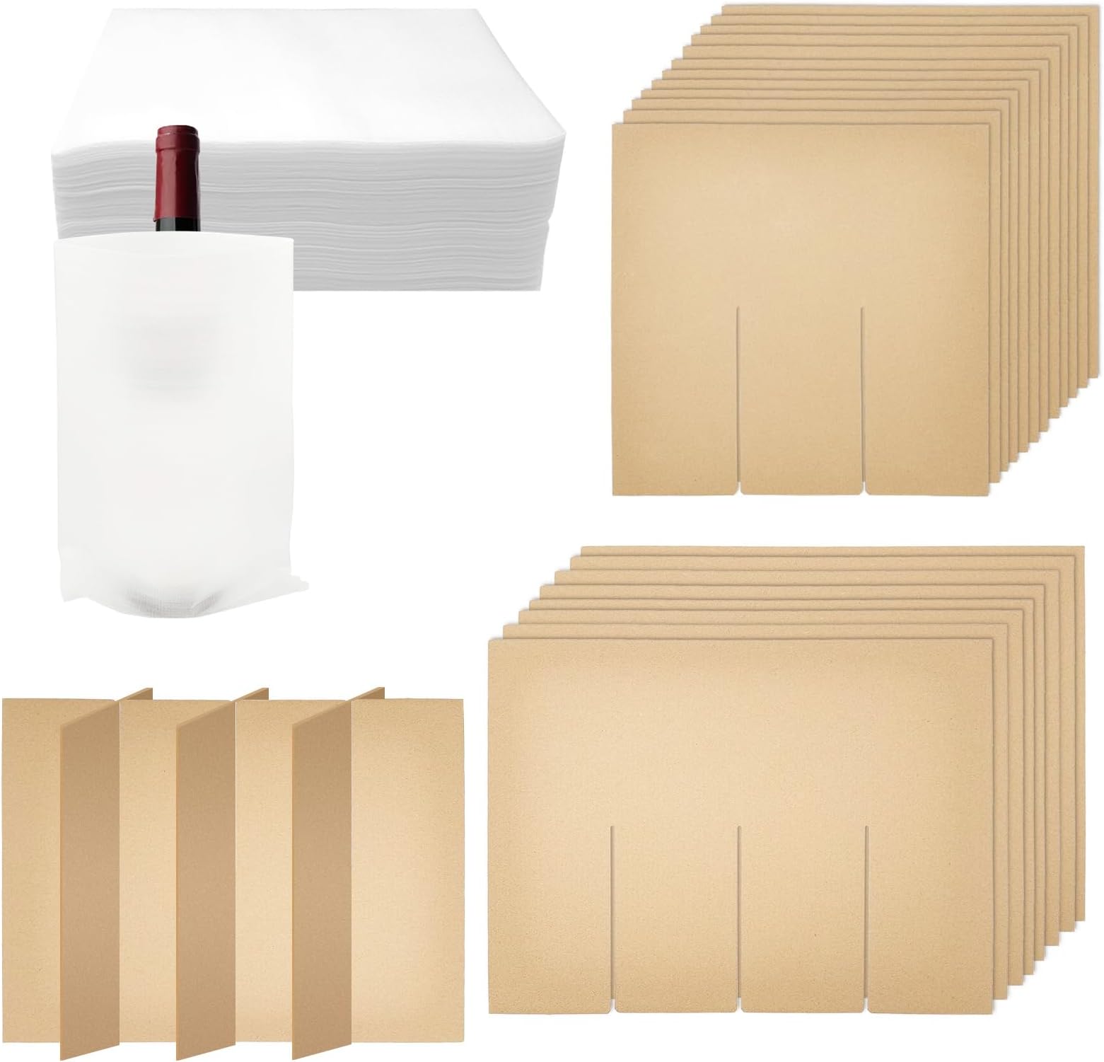 Amazon.com: 2 Sets Glass Divider Kits for Moving Packing Supplies, Dish ...