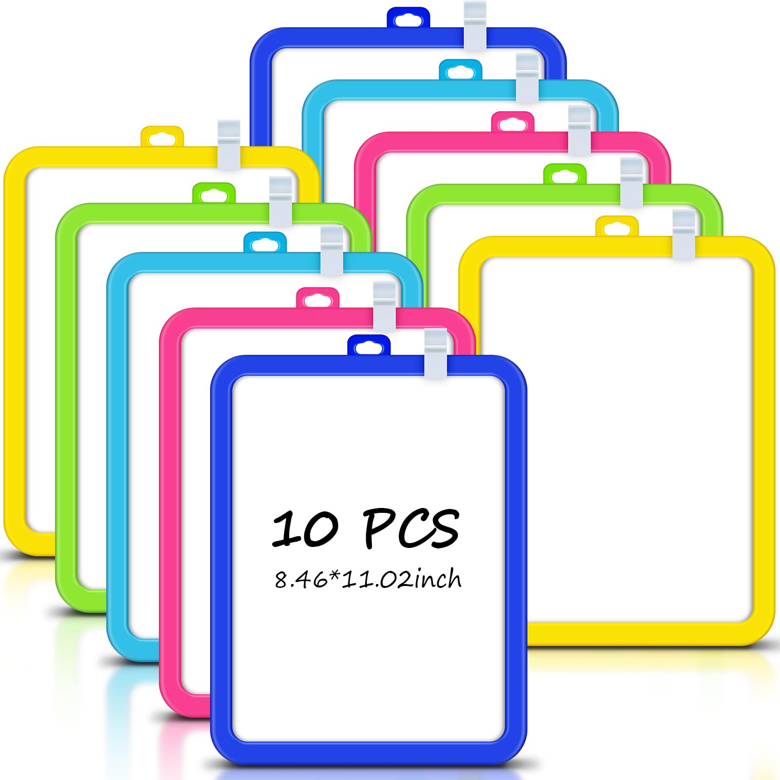 Amazon.com : Outus 10 Pcs Mini White Boards 8.5 x 11'' Mini Magnetic ...