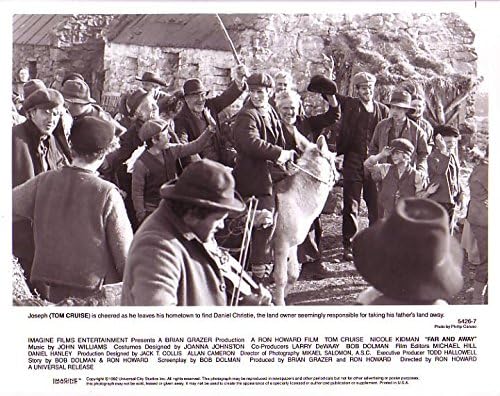 MOVIE PHOTO: FAR AND AWAY TOM CRUISE DONKEY 1992 8x10 STILL FN at ...