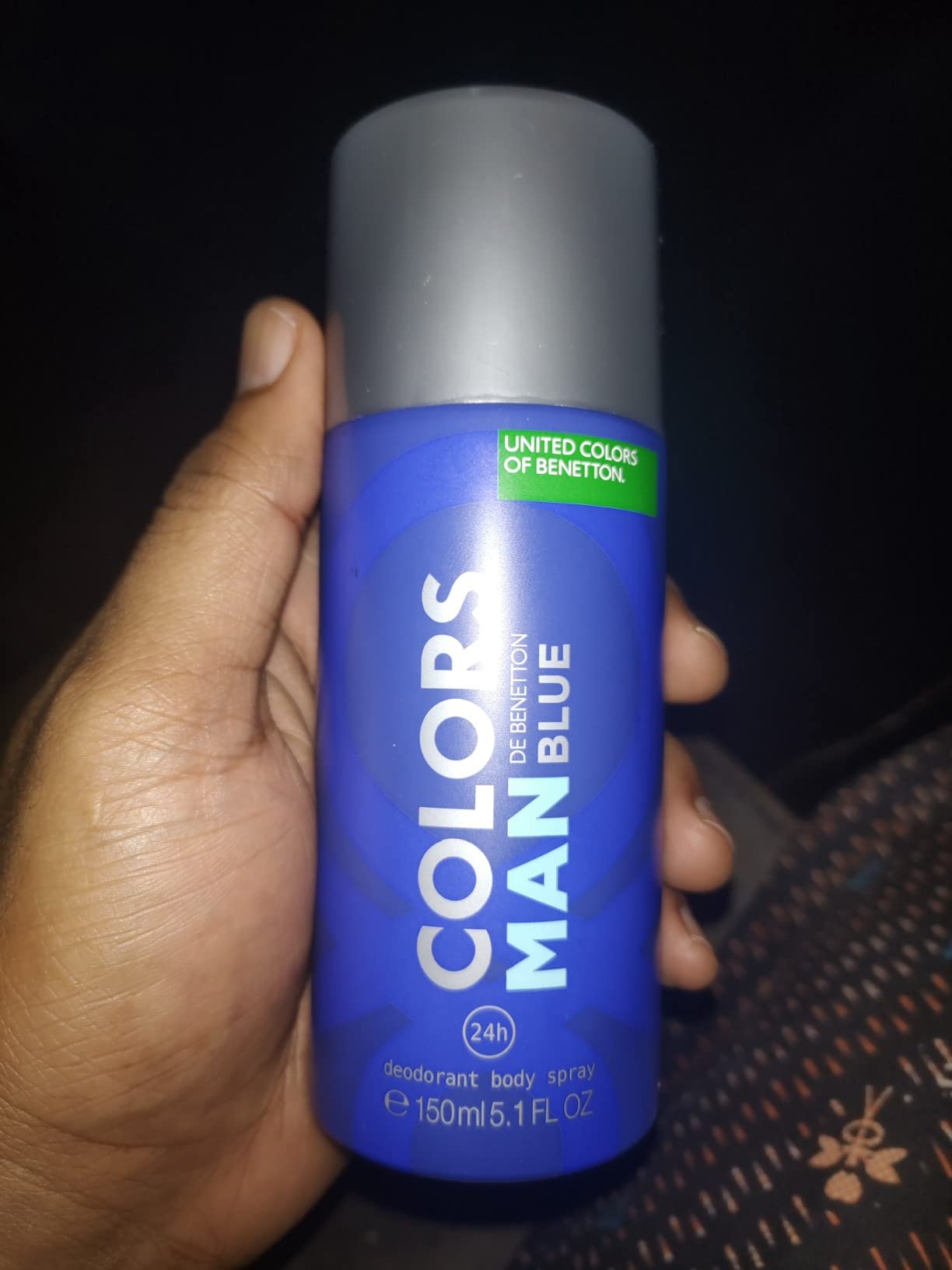 UNITED COLORS OF BENETTON Man Blue Deodorant Body Spray for men, 150ml ...