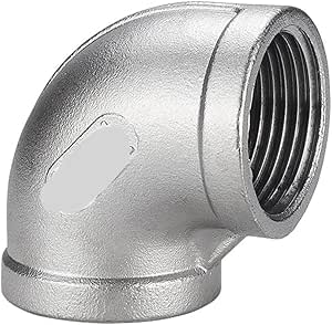 Amazon.com: 316L stainless steel 90-degree wire NPT elbow/threaded ...